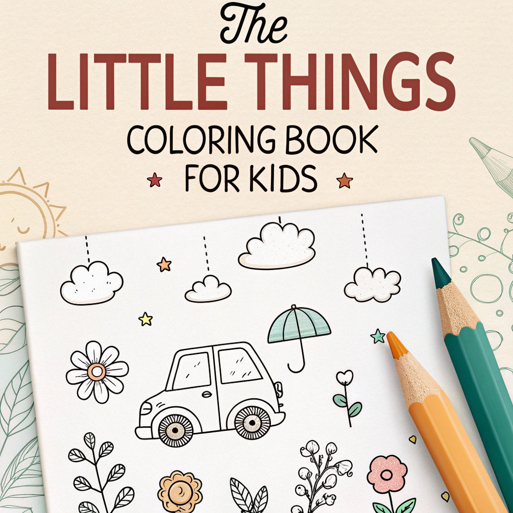 Little Things Coloring Book, Perfect for Relaxation and Creativity, for ...