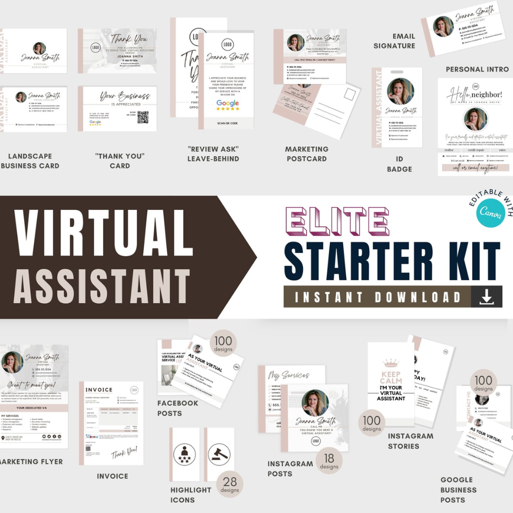 VIP KIT — Ultimate Marketing Packet for Virtual Assistants | Comlete VA ...