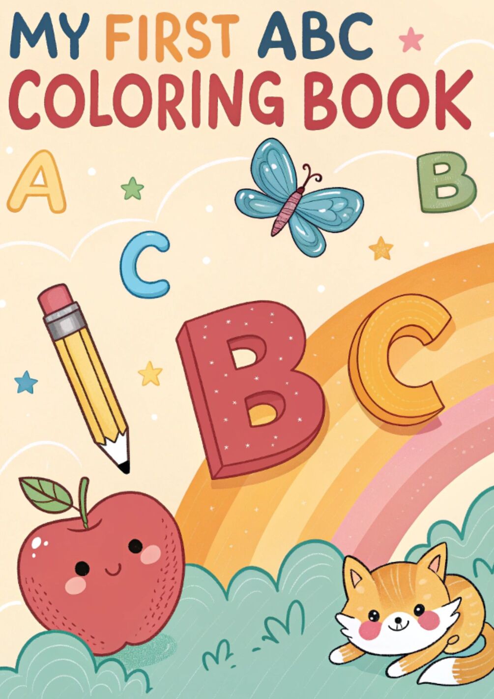 "My First ABC Coloring Book: Fun and Easy Letter Learning!" 🎨📚55 ...