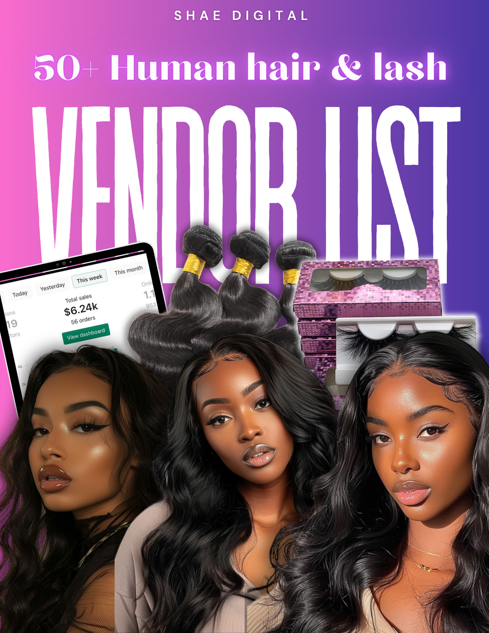 Ultimate Hair & Lash Venders List
