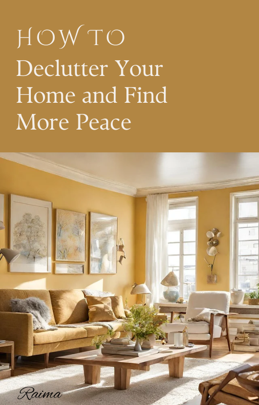 How to declutter your home and find more peace