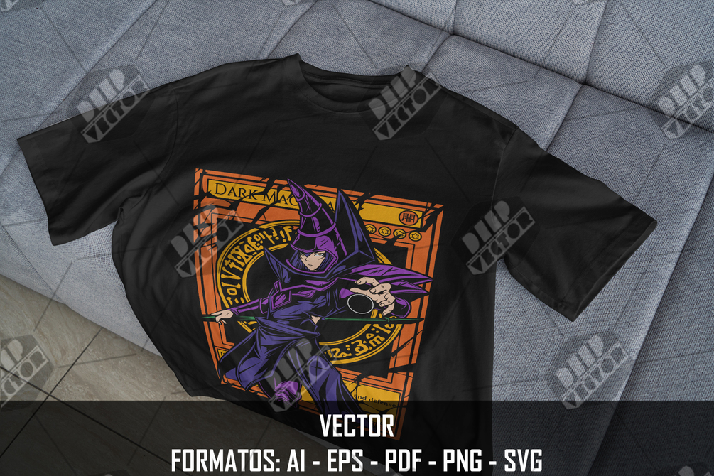 YUGIOH (VECTOR) - MAGO OSCURO