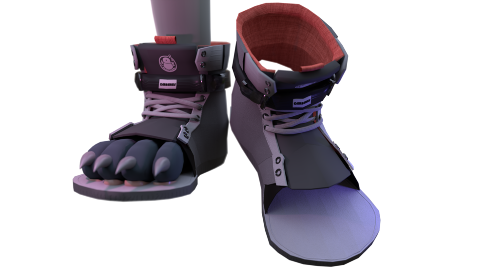 Furry vrchat shoe ( plantigrade )
