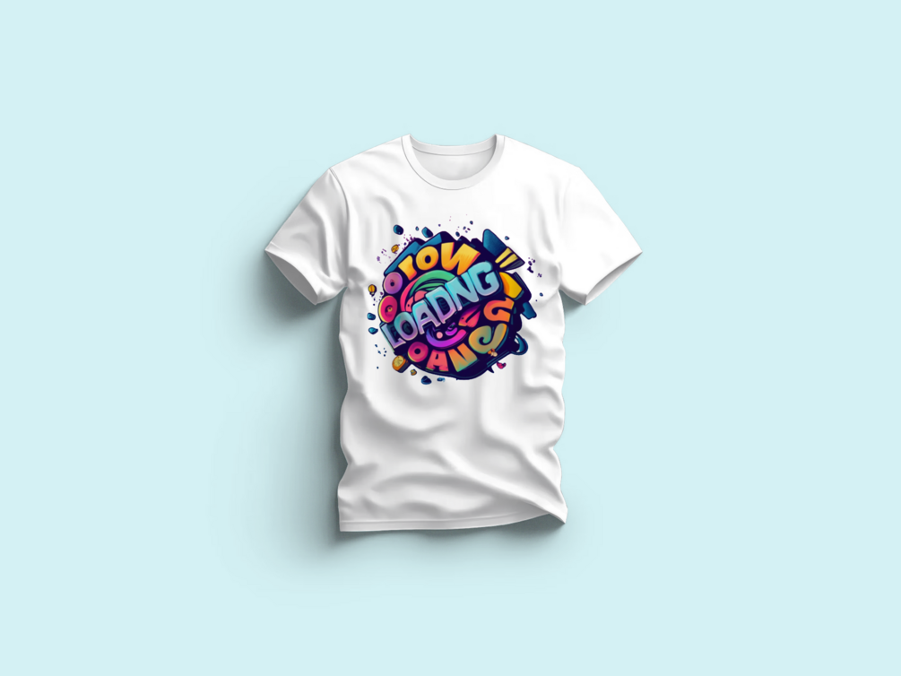 LOADING SPLASH | T-shirt Design | T-Shirt Graphic Design | printable ...