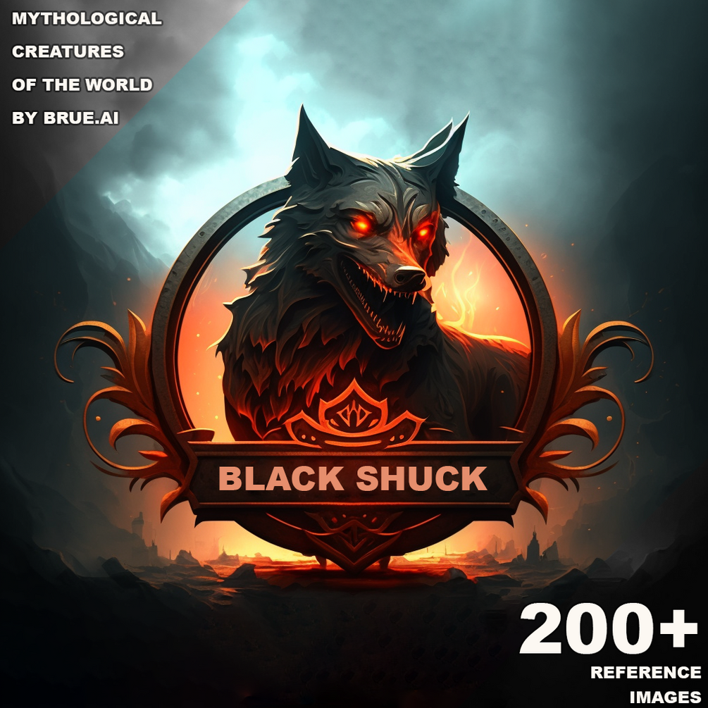 Black Shuck, English Mythology and Folklore - 200+ Reference images