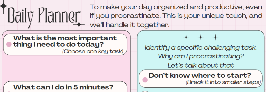 The Anti-Procrastination Planner