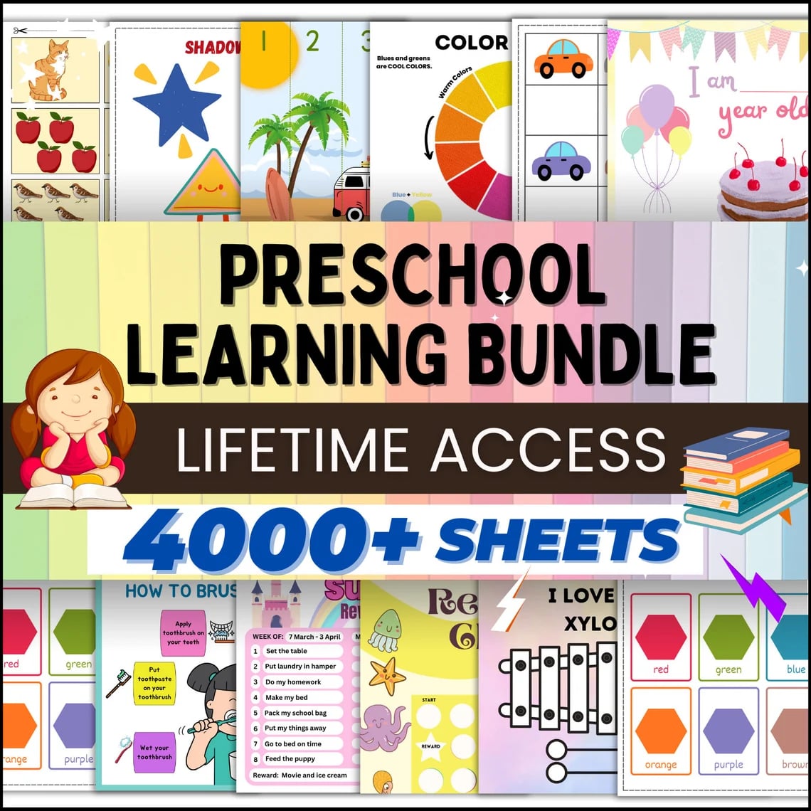 4000+ Preschool Learning Bundle