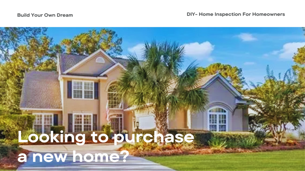 Build Your Own Dream: DIY Home Inspection for Homeowners (BLACK FRIDAY ...