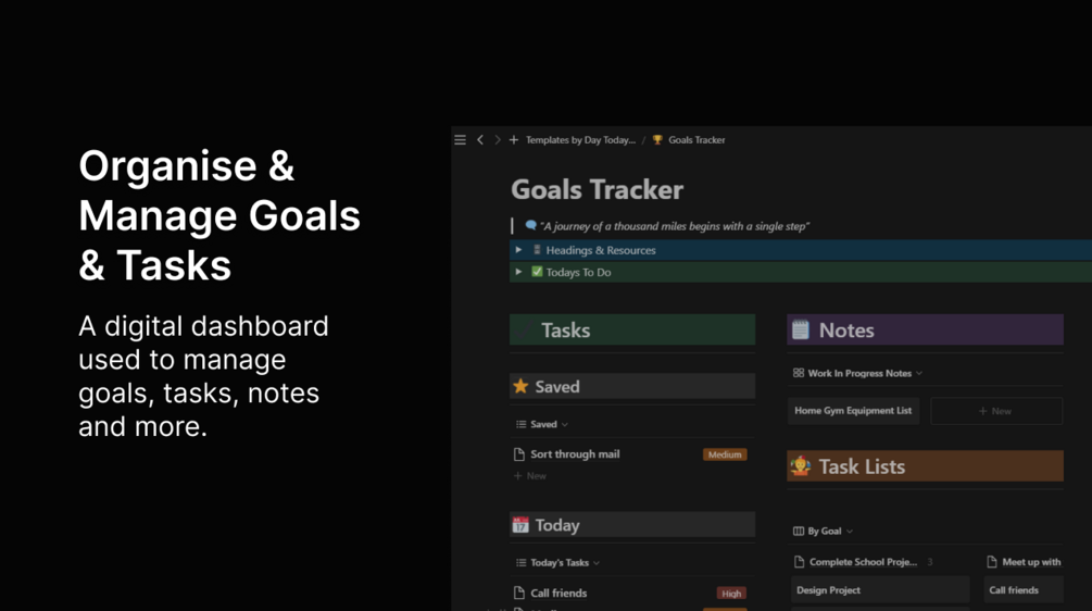 Goals Tracker