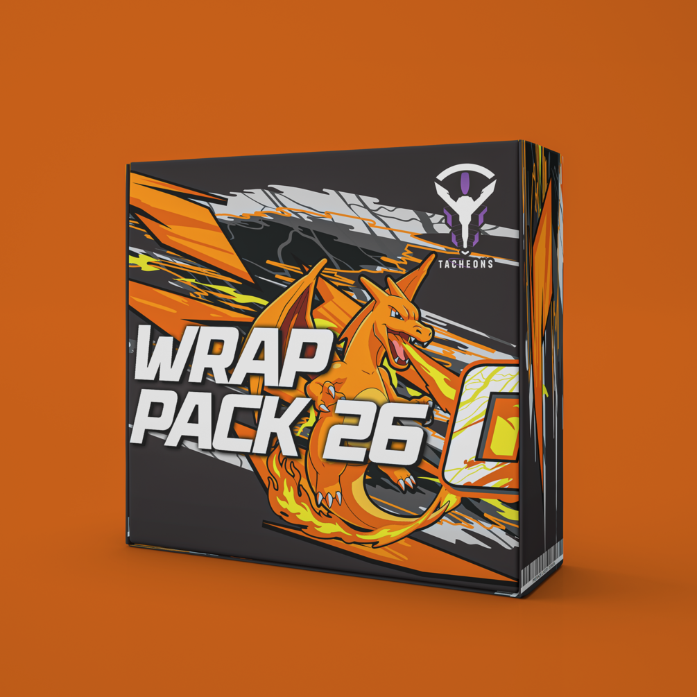 Blaze Dragon Wrap Design Pack 26 - Orange Livery (4K Textures)