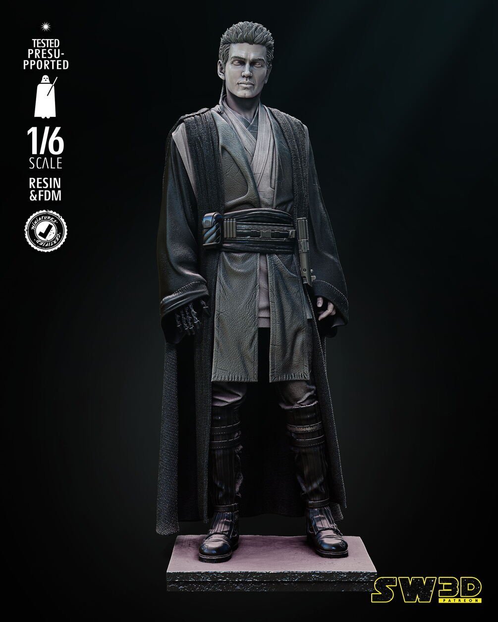 Young Anakin Sculpture - Star Wars 3D Models - Tested and Ready for 3D ...