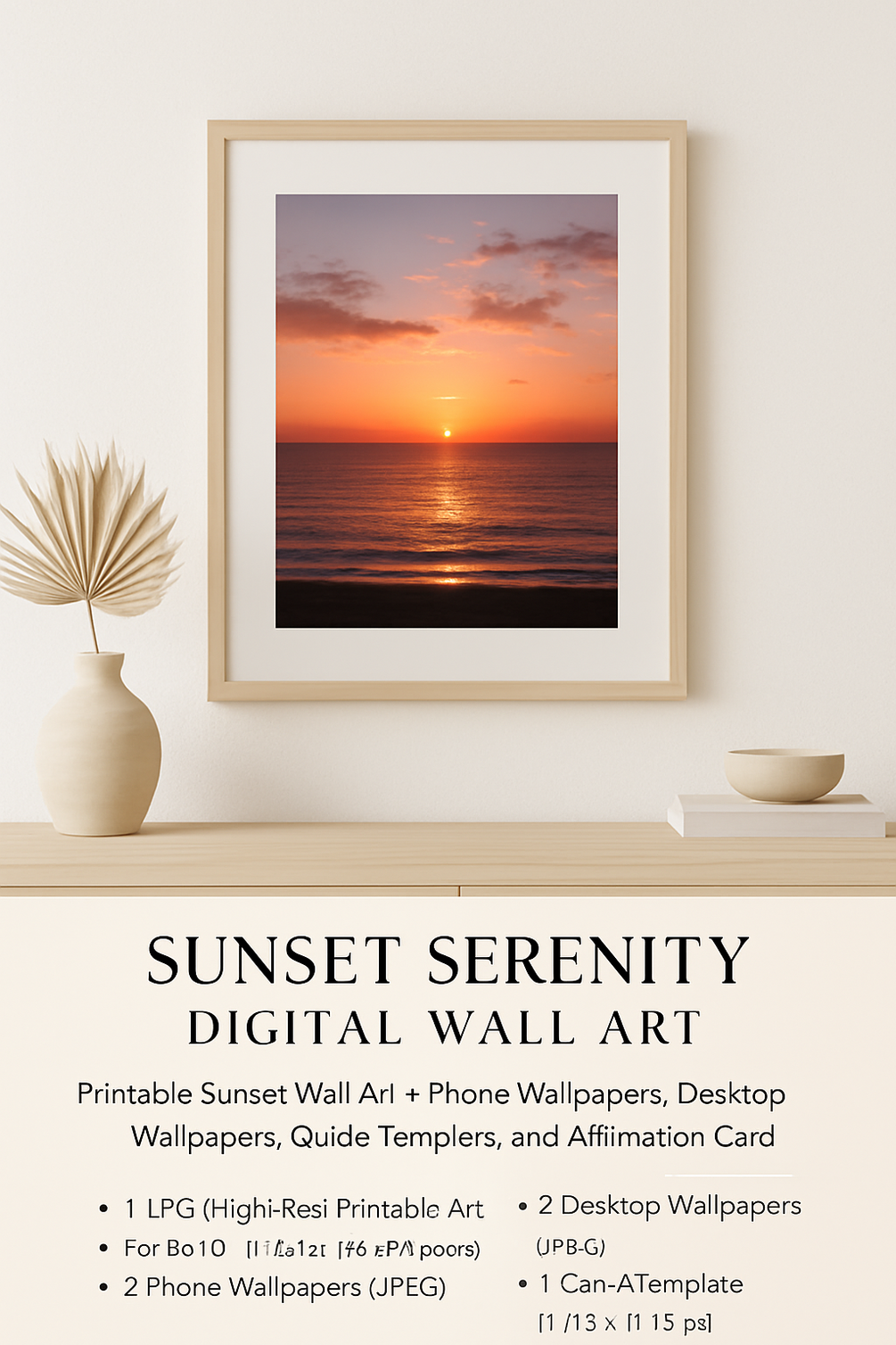 Sunset Serenity Digital Bundle