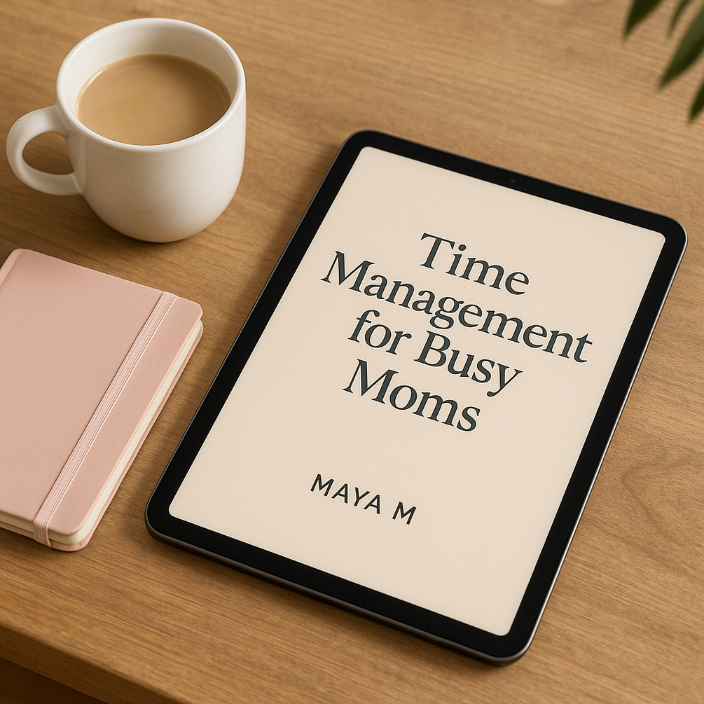 Time Management for Busy Moms – 7 Simple Steps + Daily Planner (PDF ...