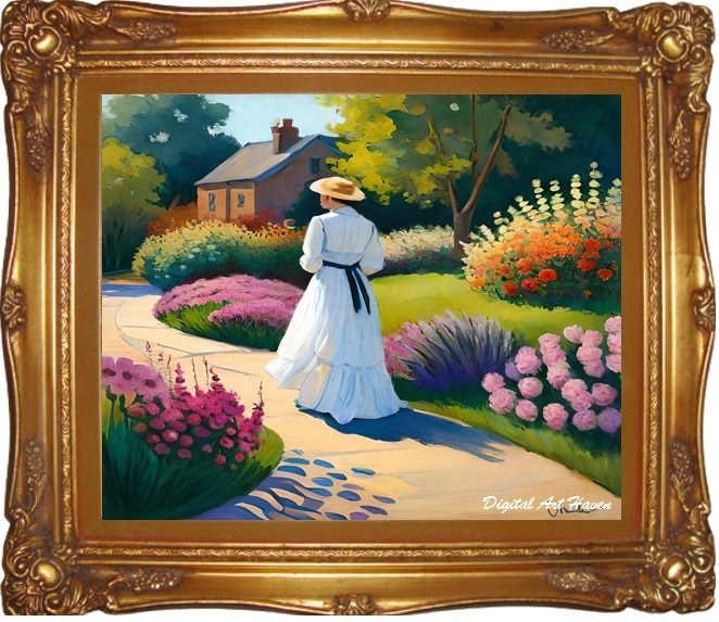Claude Monet Style Painting - Enchanting Impression