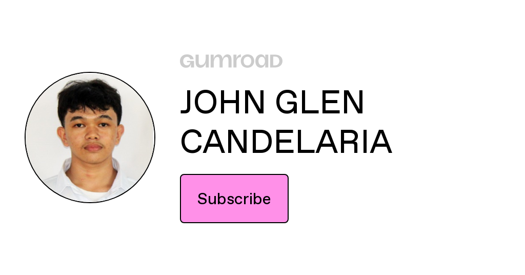 JOHN GLEN CANDELARIA