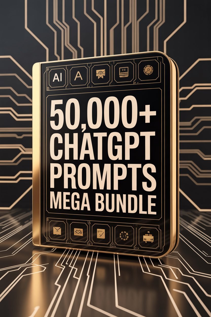 The Marketer's Blueprint to ChatGPT: 50,000+ Prompt Mega Bundle for Marketers, Entrepreneurs ...