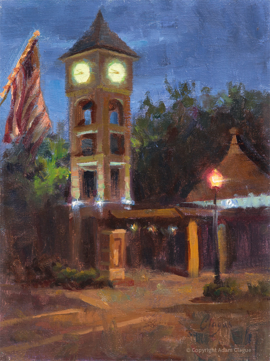 Clock Tower Nocturne by Adam