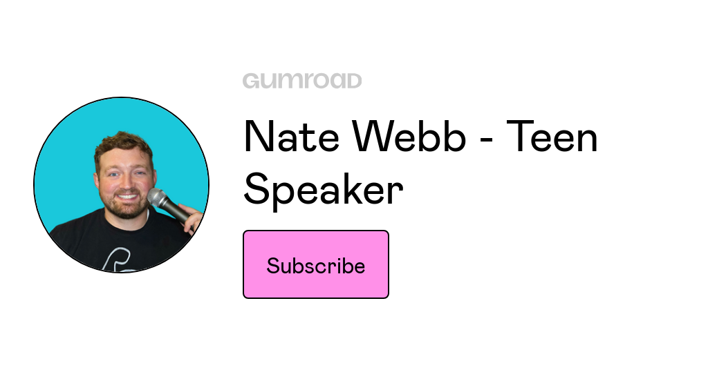 Nate Webb - Teen Speaker