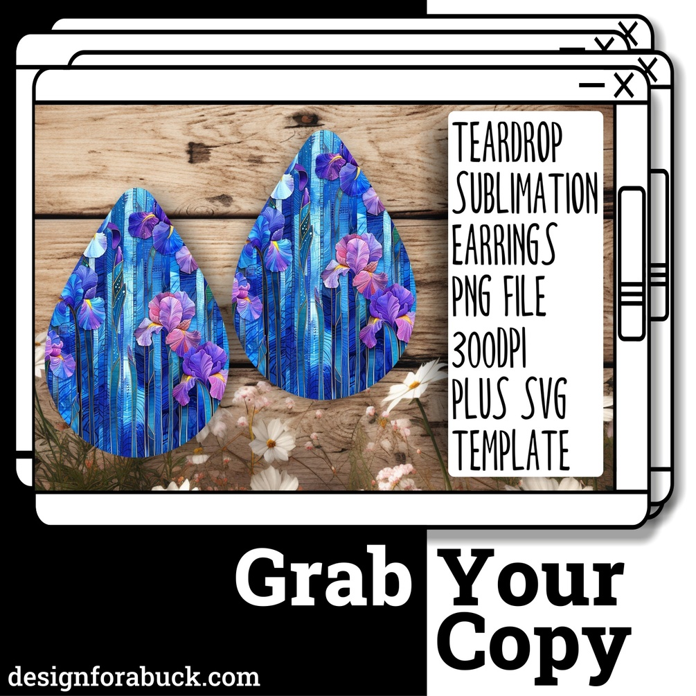 Gorgeous Floral Artwork to Enrich Your Visuals - PNG Plus SVG Template ...