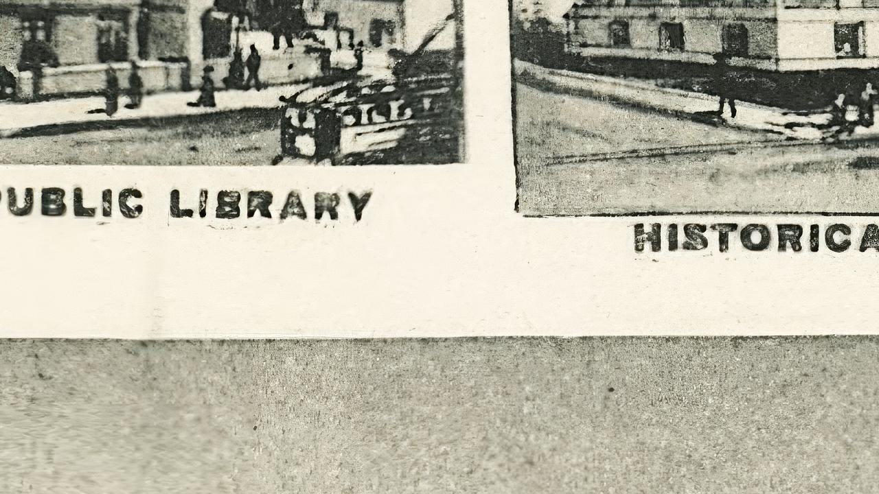 Aero view of Fitchburg, Massachusetts 1915 by Fowler Thaddeus Mortimer