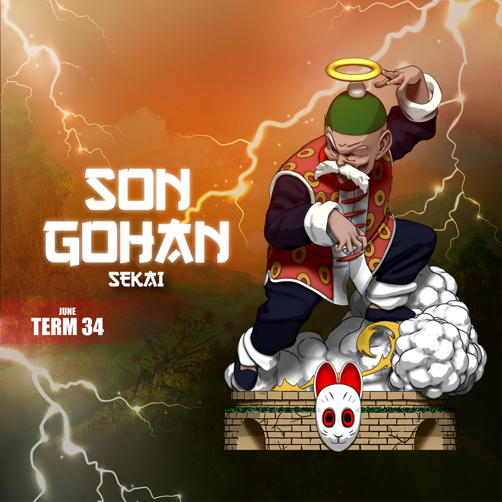 Son Gohan Sculpture and Bust - Sekai 3D Models - Tested and Ready for ...
