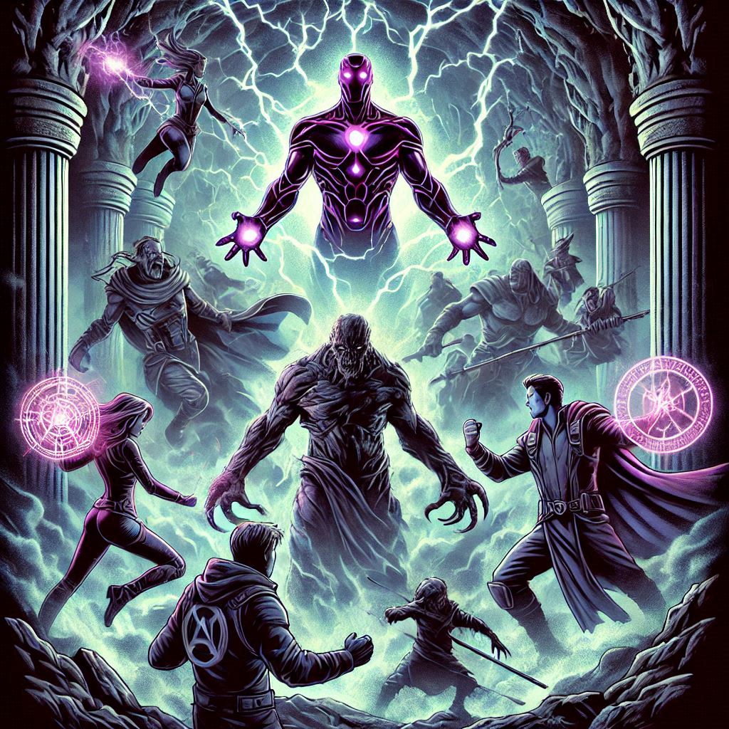 Epic Battle Avengers vs. Demons in the Underworld