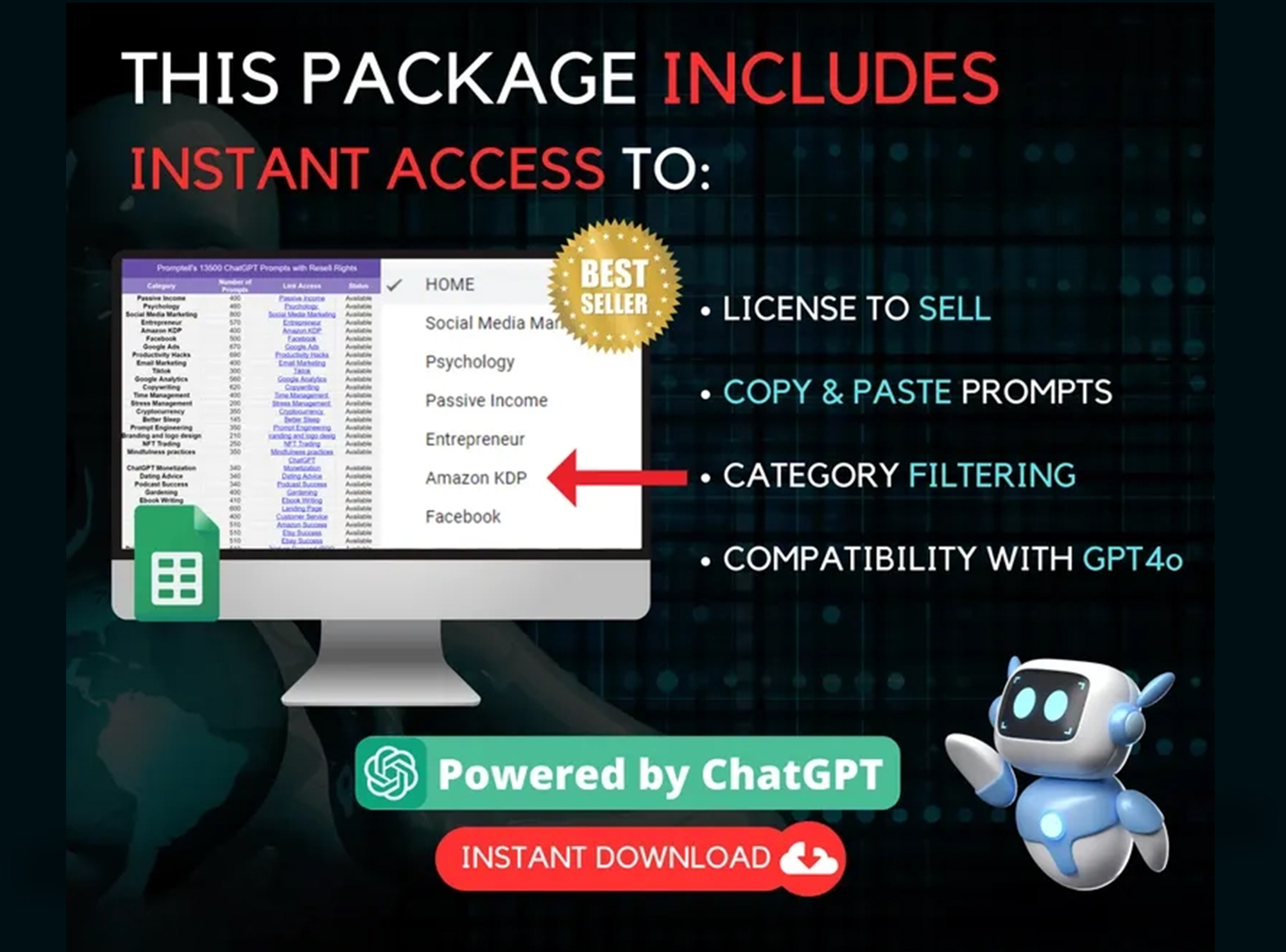 30000+ ChatGPT Ultimate Prompts Bundle