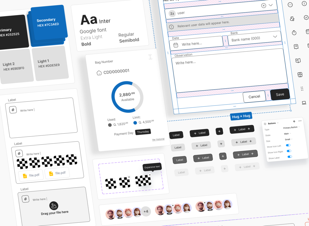Nova UI – Light & Dark Design System for Web (Figma)
