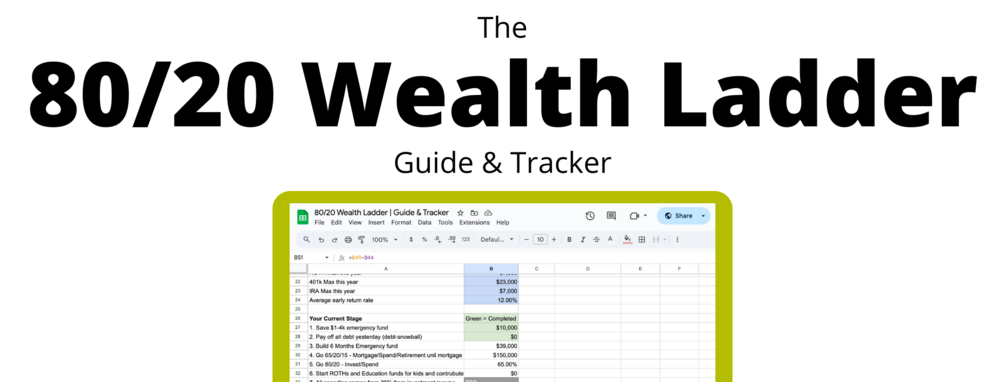 80/20 Wealth Ladder | Guide and Tracker