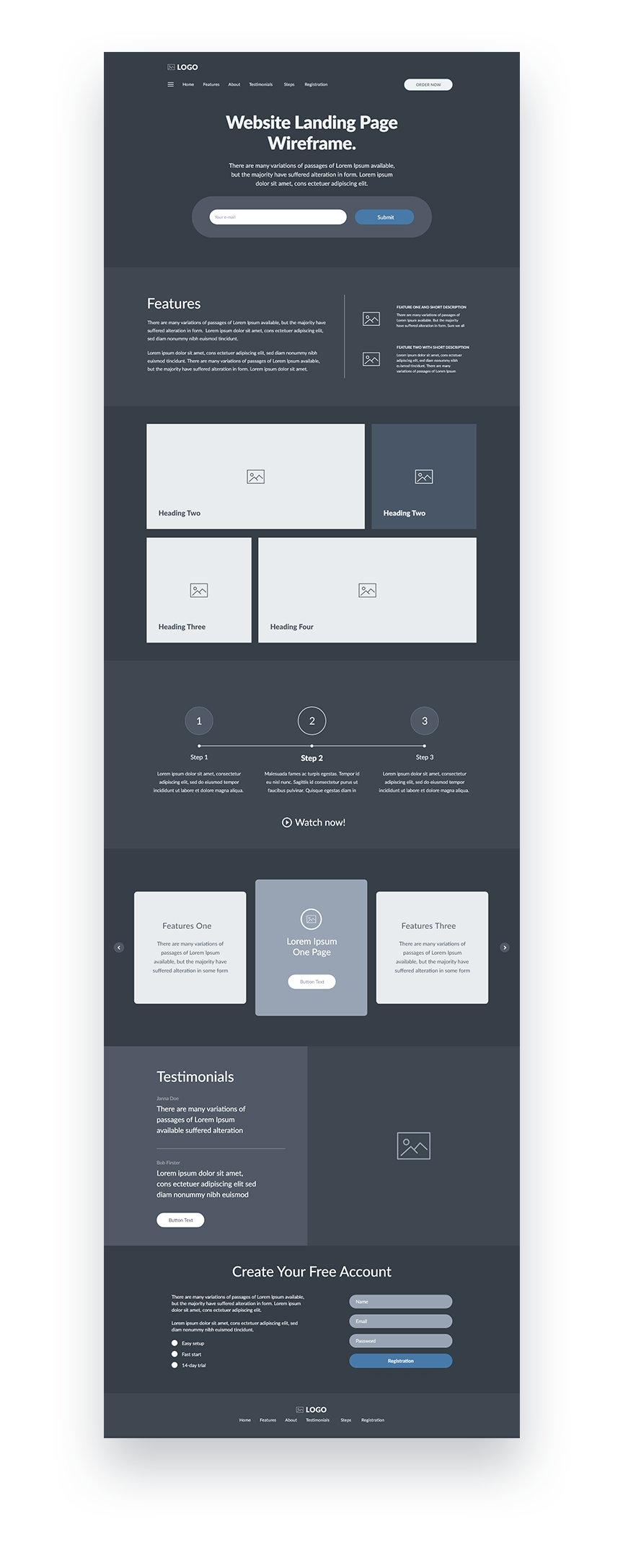 Landing Page Dark Theme #52
