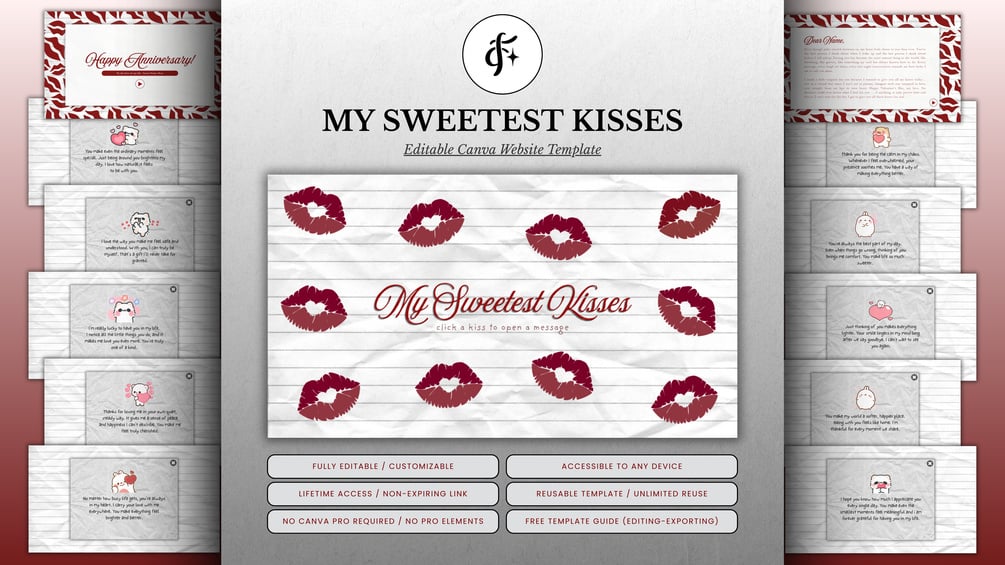 My Sweetest Kisses Website