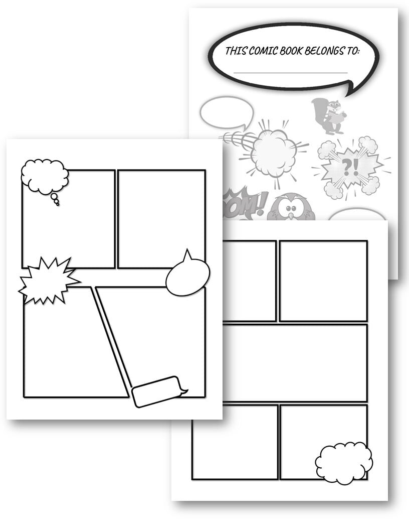 COMIC BOOK 10-12 OLD (internal content)