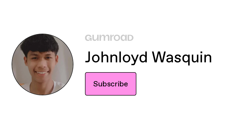 Johnloyd Wasquin