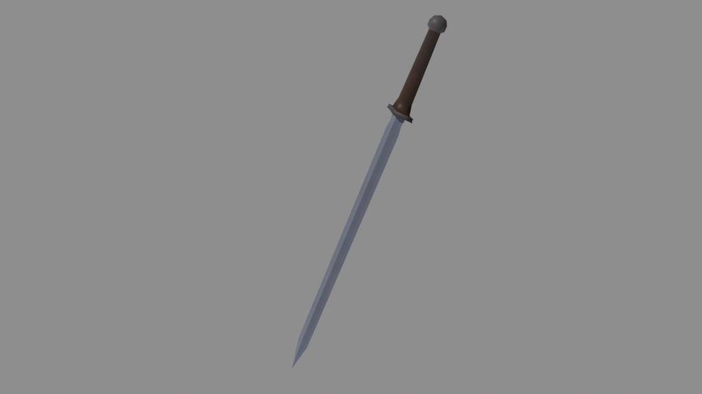 Simple Low Poly Sword