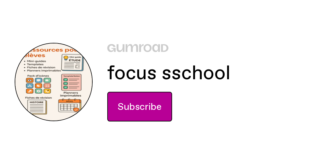 focus sschool
