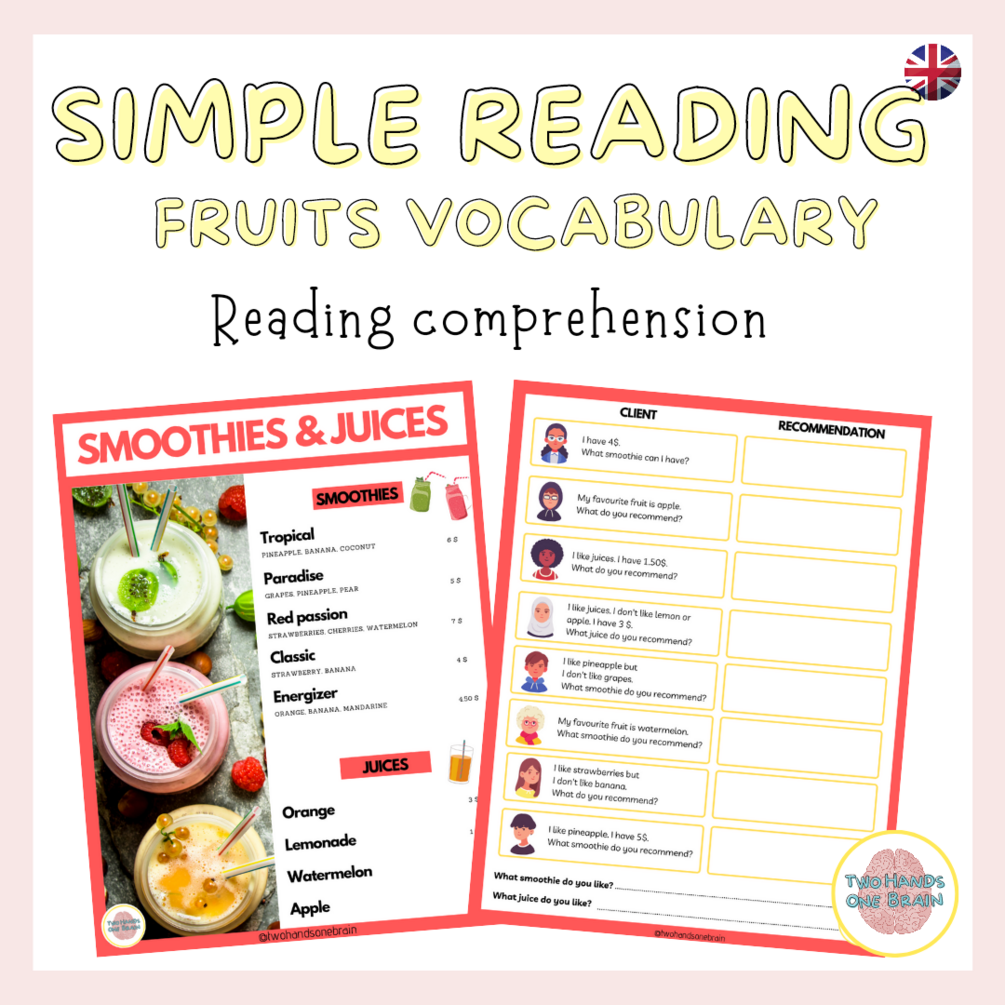 Simple reading - Smoothies & Juices