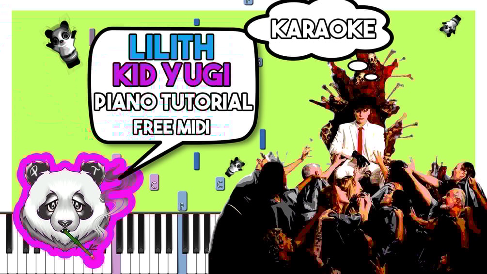 KID YUGI - LILITH - MIDI MANO DESTRA E MANO SINISTRA GRATIS + SPARTITO ...