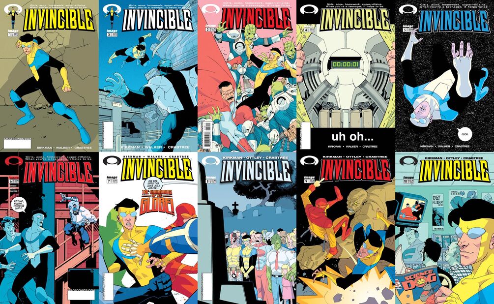 Invincible Digital Comic 1-10