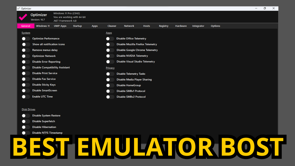 EMULATOR FPS BOOST - Optimize Your Gaming Experience!