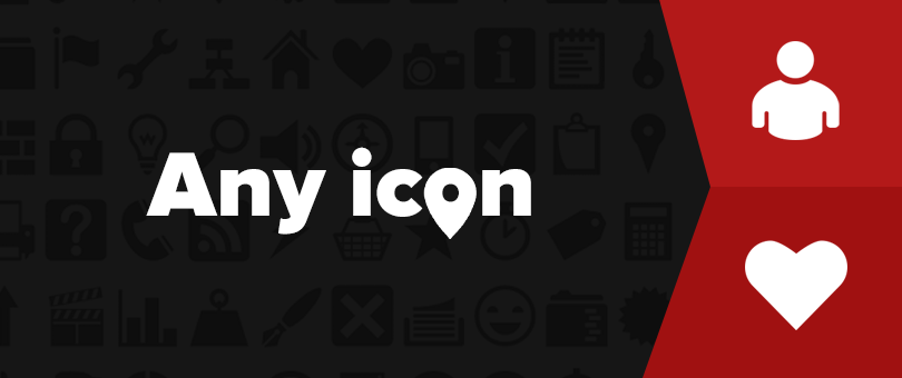 Any Icon – WordPress collection library of font icon sets