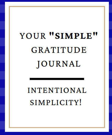 Your simple gratitude journal
