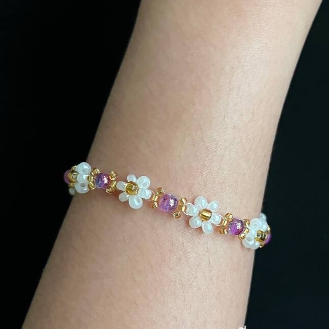 Amethyst Flora Bracelet