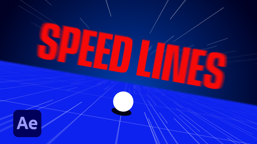 Speed Lines Animation. After Effects Project File