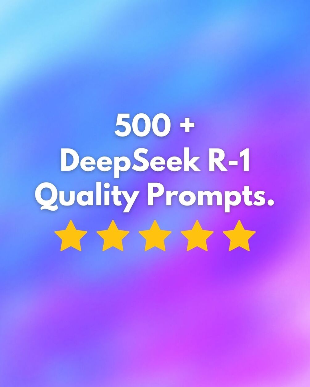 DeepSeek-R1 Quality 500 plus Prompts List