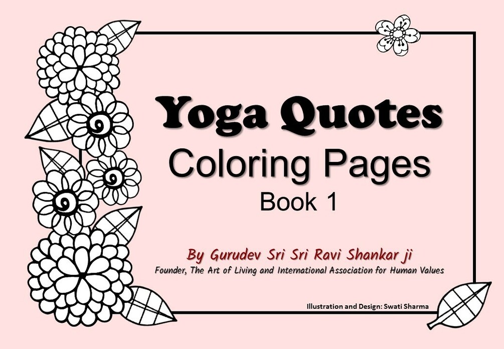 Yoga Quotes, Mindfulness Coloring Pages