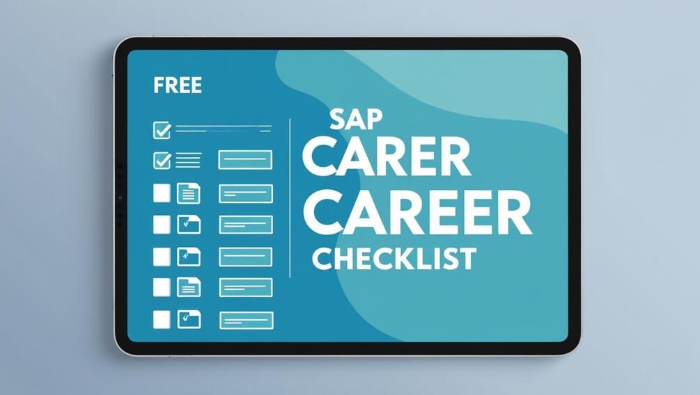 SAP Career Starter Checklist (2025 Edition)
