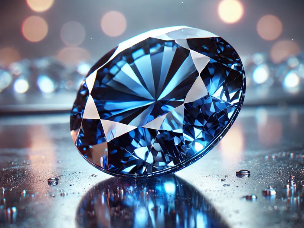 Sapphire Digital Artwork - High Quality Printable