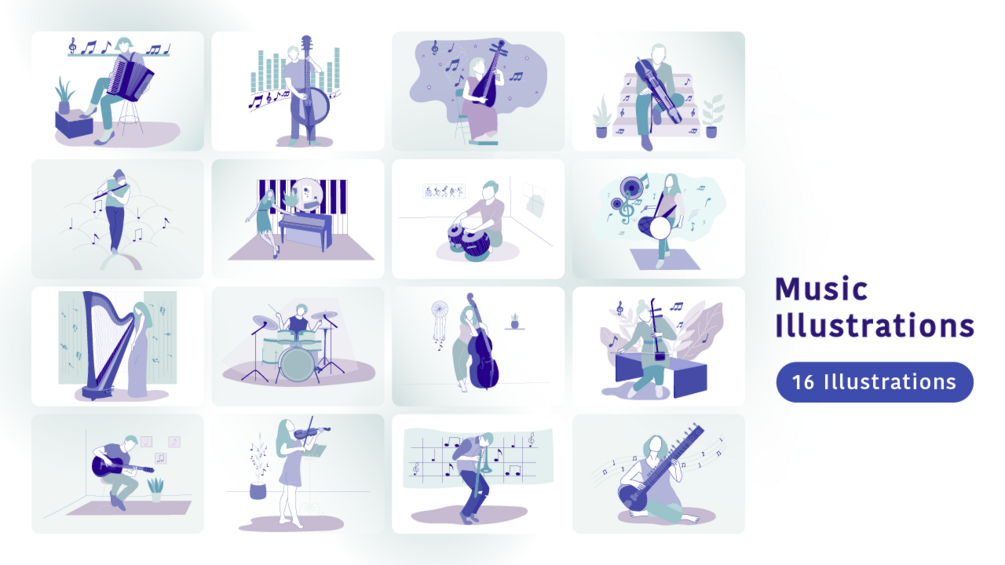Music illustrations