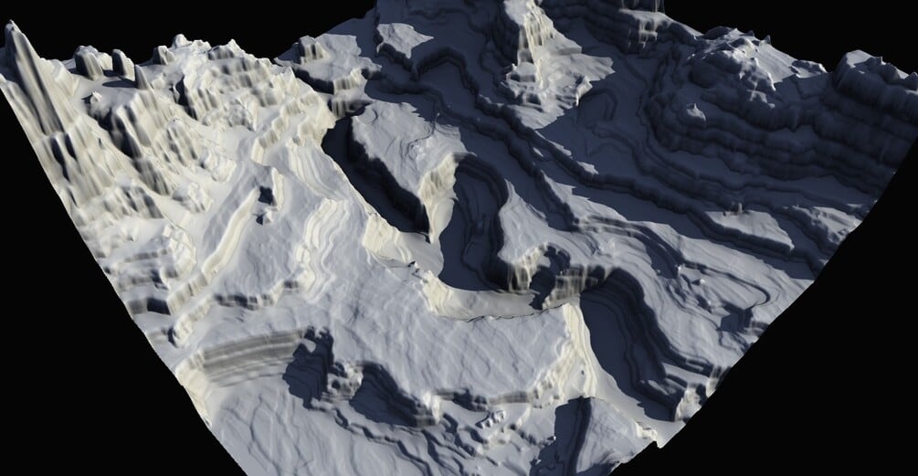 Western Canyon Landscape - HeightMap 10
