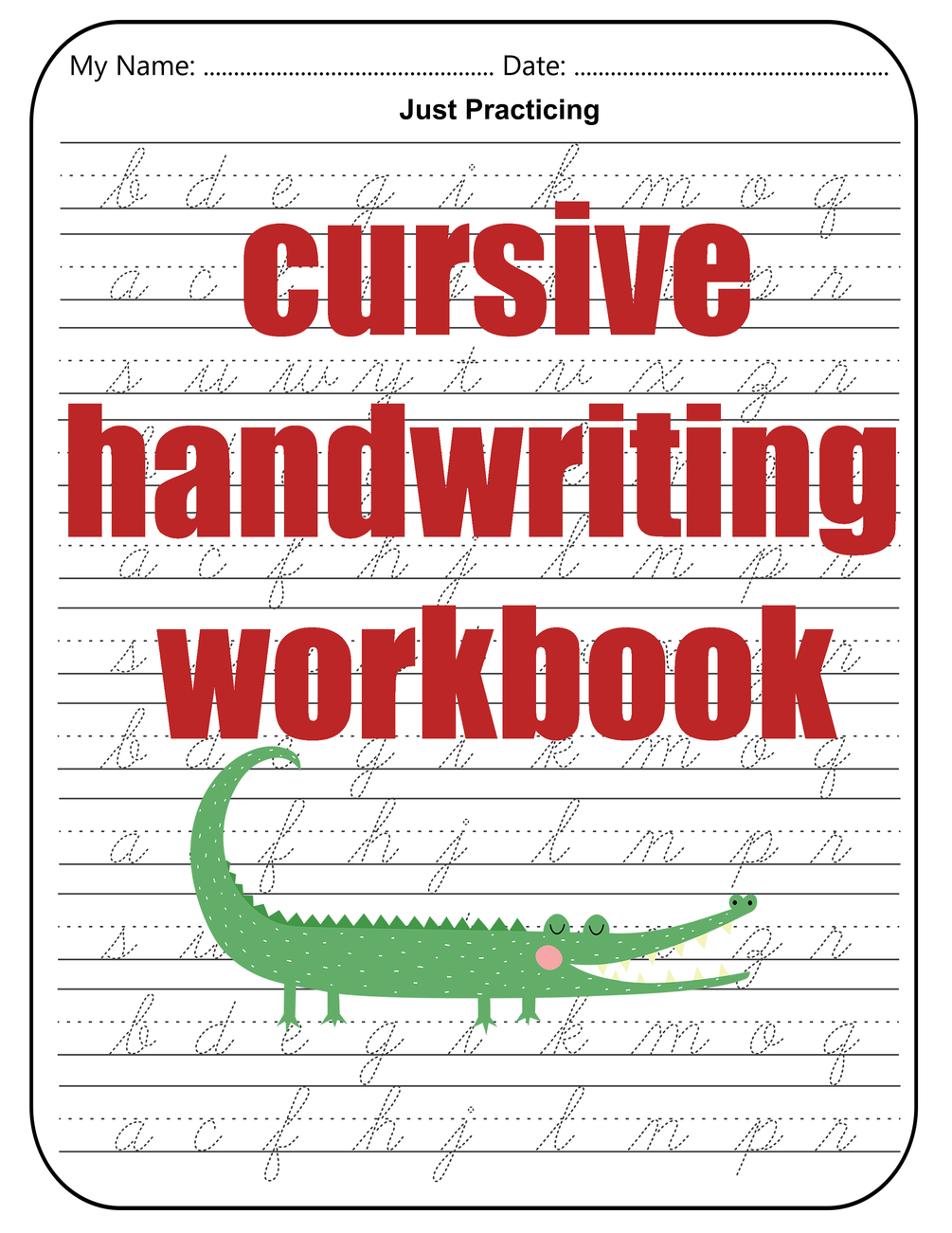 cursive handwriting workbook